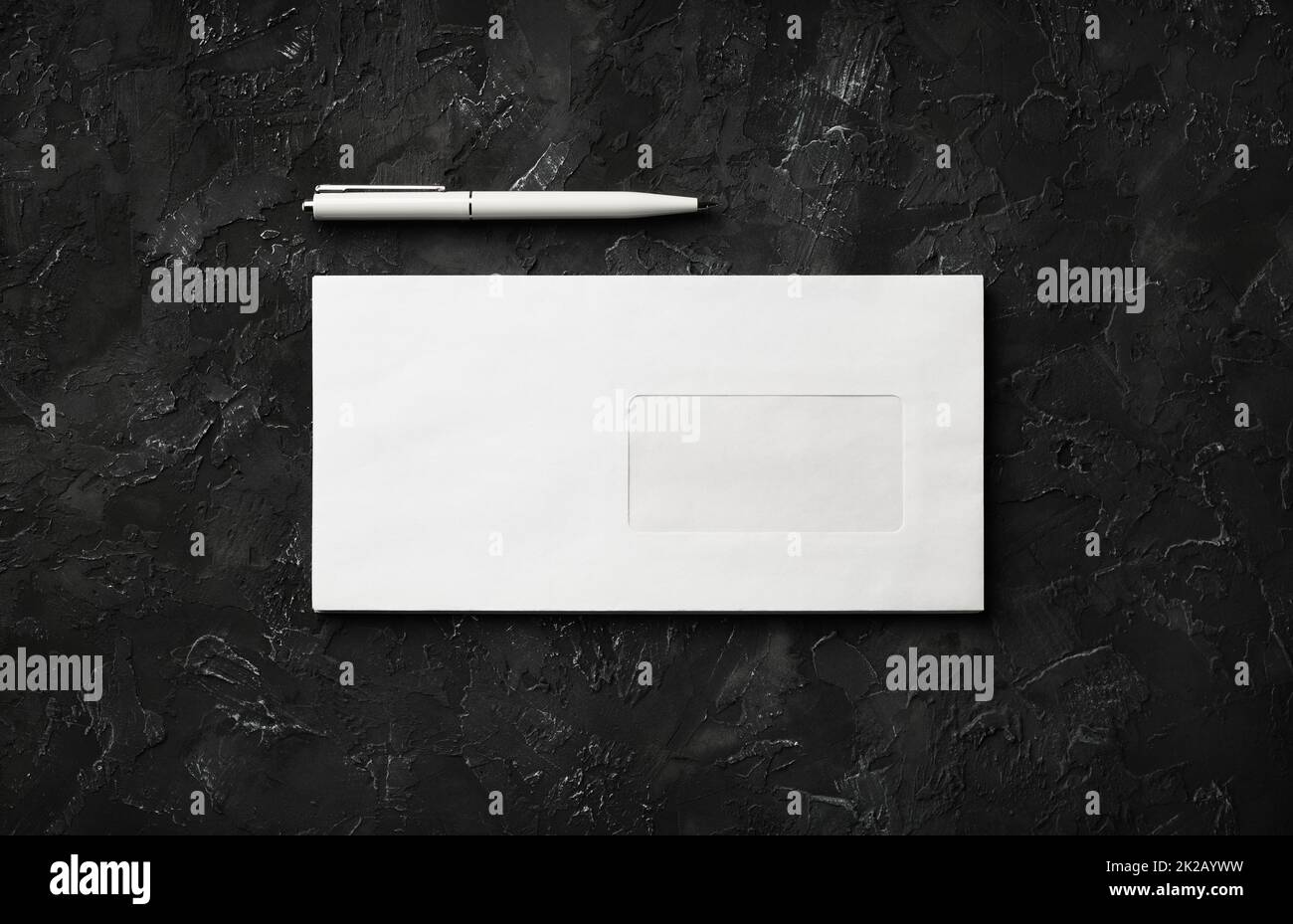 Envelope and pen Stock Photo - Alamy