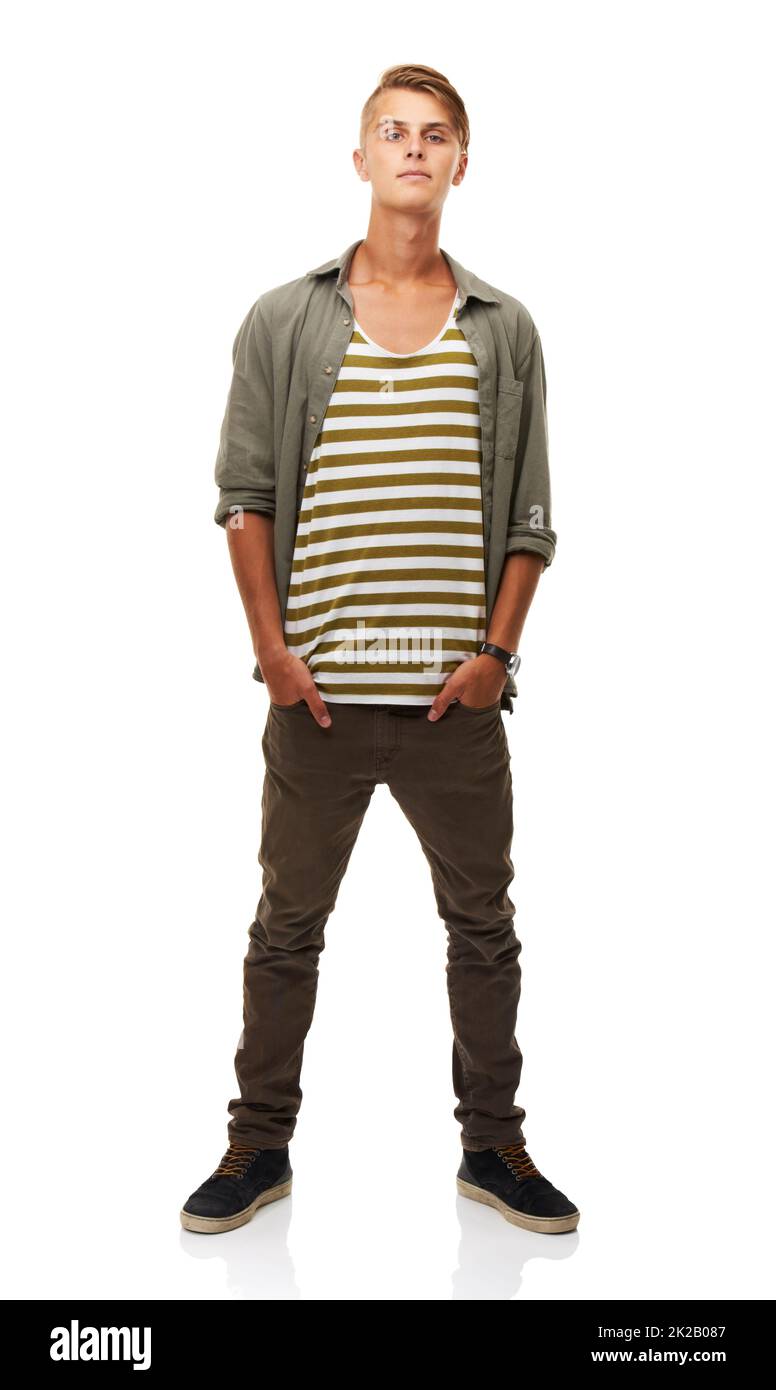 Young man handsome trend hi-res stock photography and images - Alamy