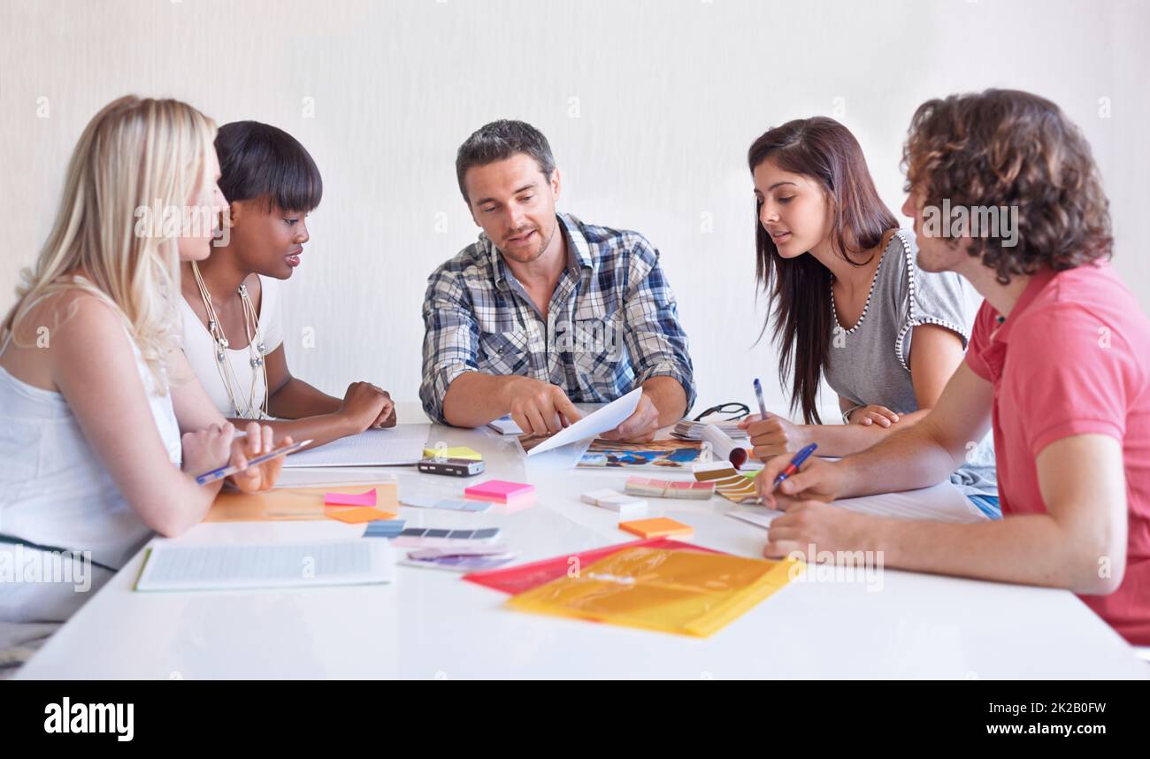 Colour team work hi-res stock photography and images - Alamy