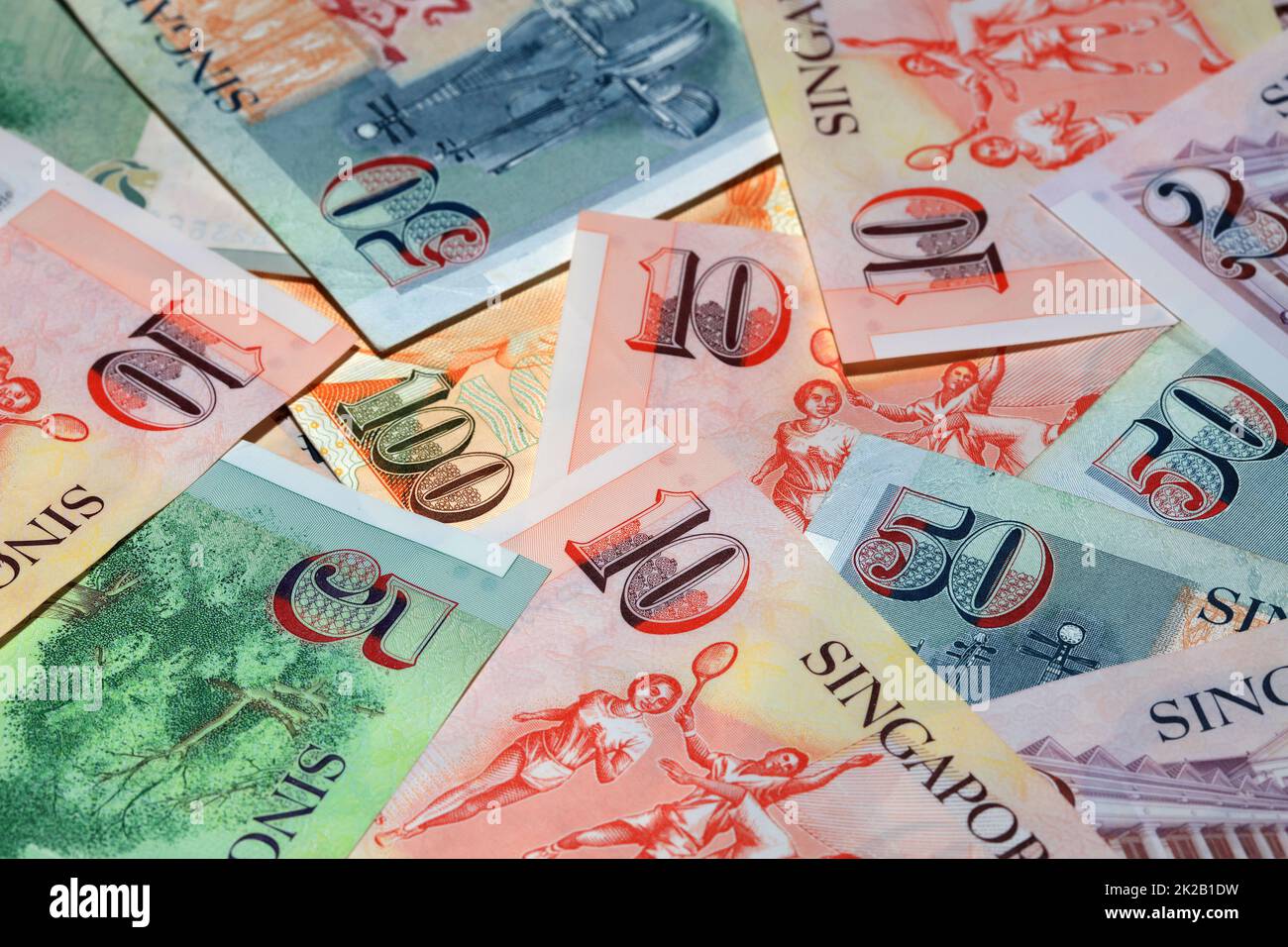 Singapore Dollar Banknotes Stock Photo - Alamy