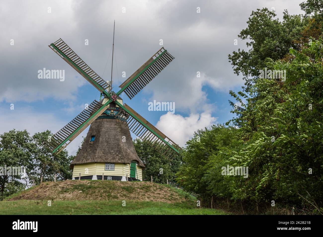 Historic windmill in Germany Stock Photo - Alamy