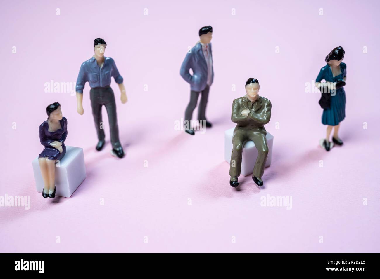 Miniature models people Stock Photo - Alamy