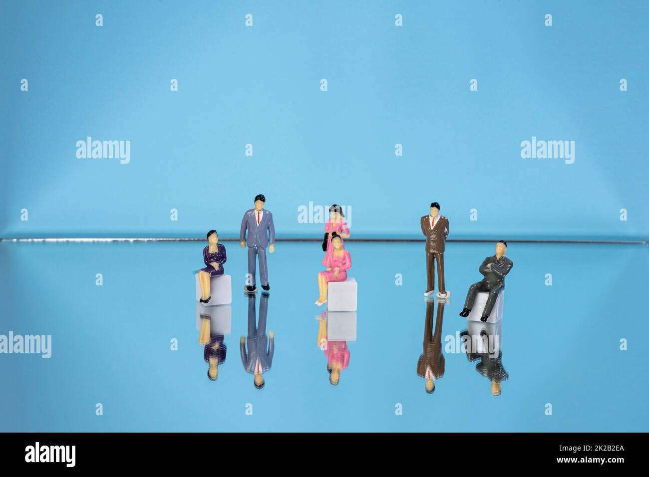 Miniature models people Stock Photo - Alamy