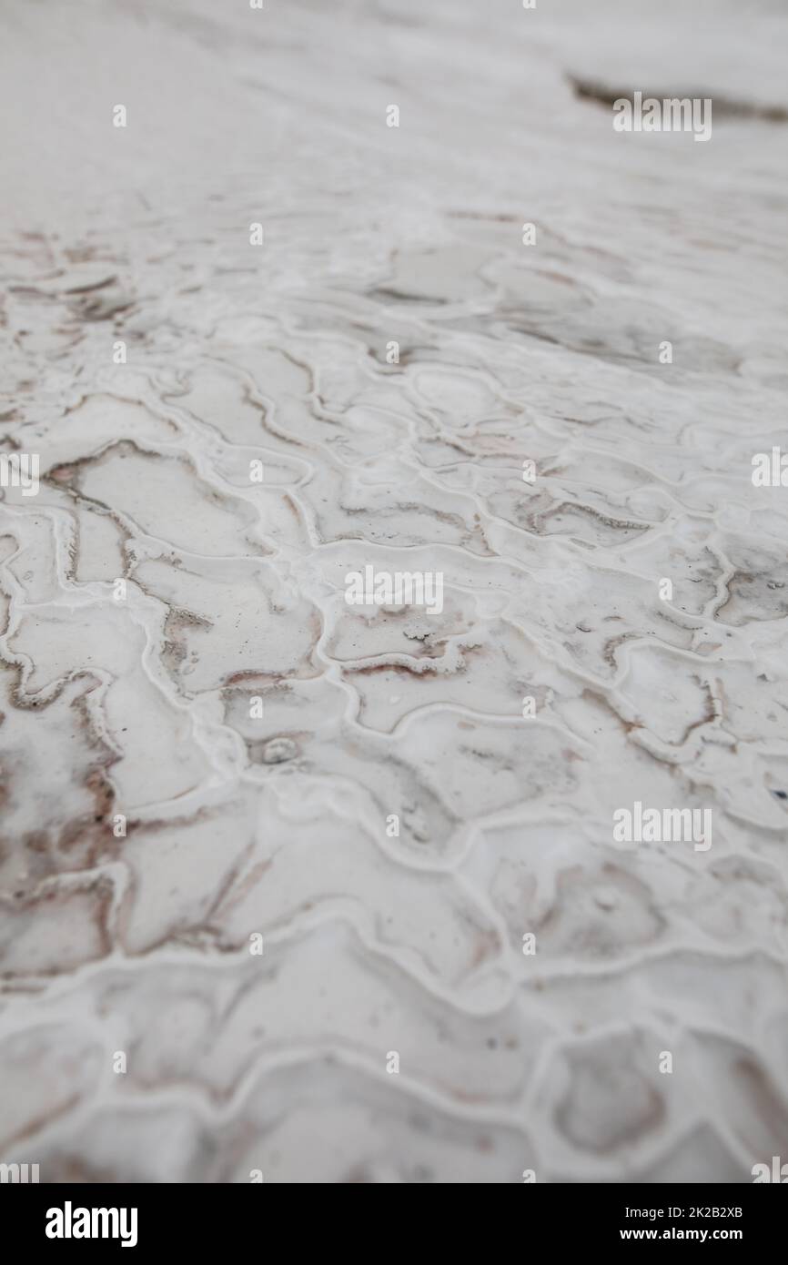 Travertine terraces in Pamukkale, Turkey Stock Photo - Alamy