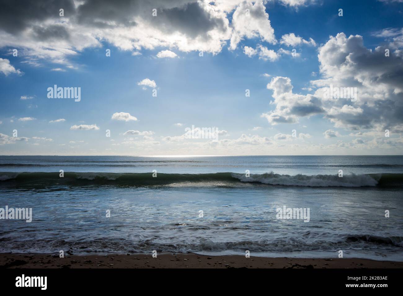 Beach sunset view hi-res stock photography and images - Alamy