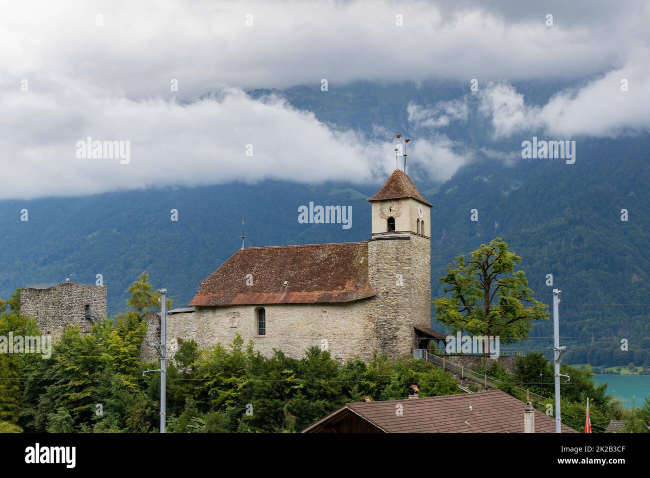 church in Ringgenberg near Interlaken, Switzerland Stock Photo - Alamy