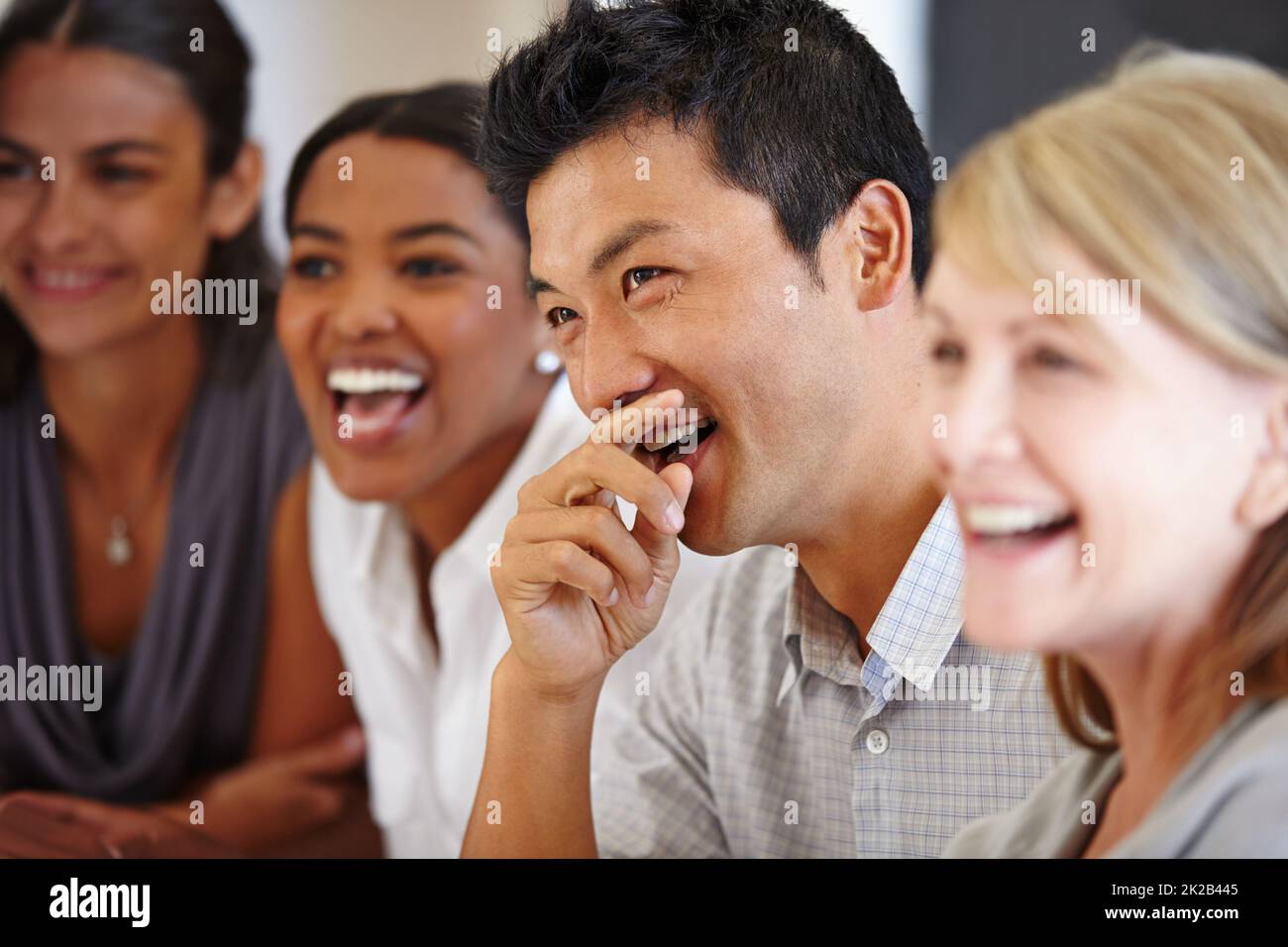 Chinese Man Laughing