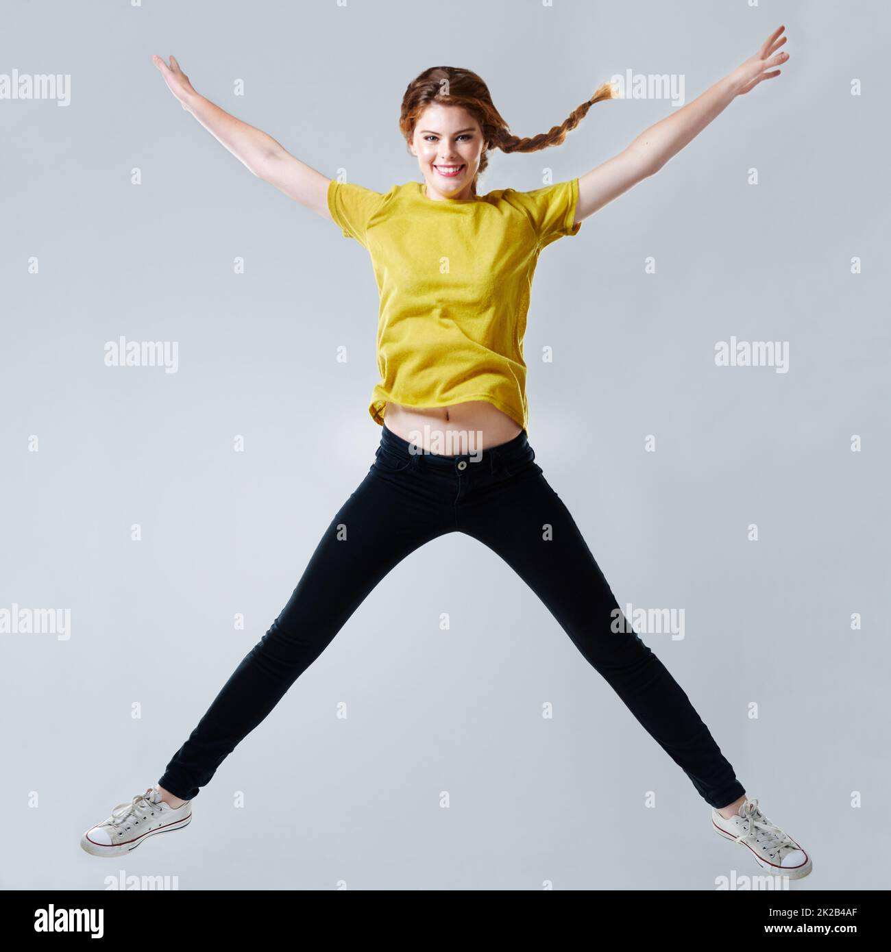 Star jump indoors hi-res stock photography and images - Alamy