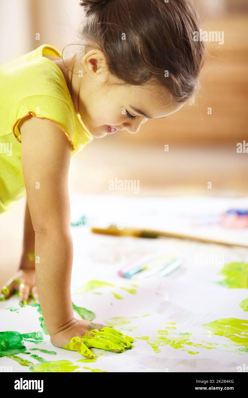 Kids making mess hi-res stock photography and images - Alamy