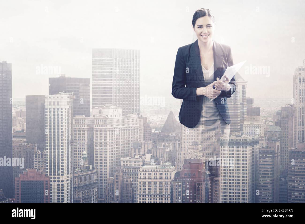 Young tall woman standing in hi-res stock photography and images - Alamy