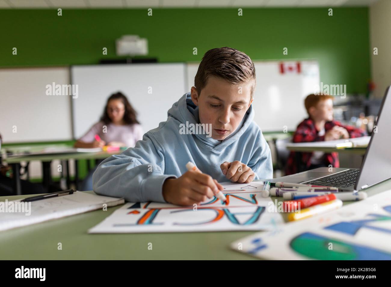 People Making Posters