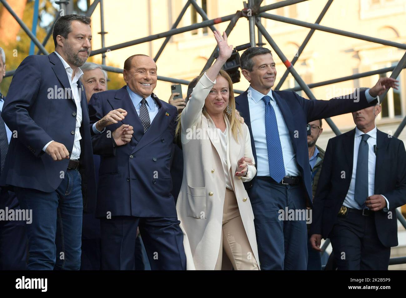 Giorgia meloni berlusconi hi-res stock photography and images - Alamy