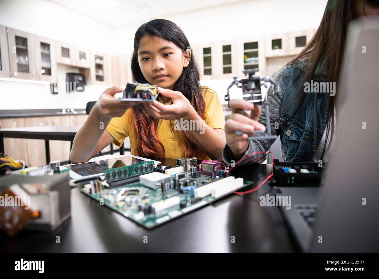 Student making circuit board in IT class Stock Photo - Alamy Student making circuit board in IT class Stock Photo - Alamy