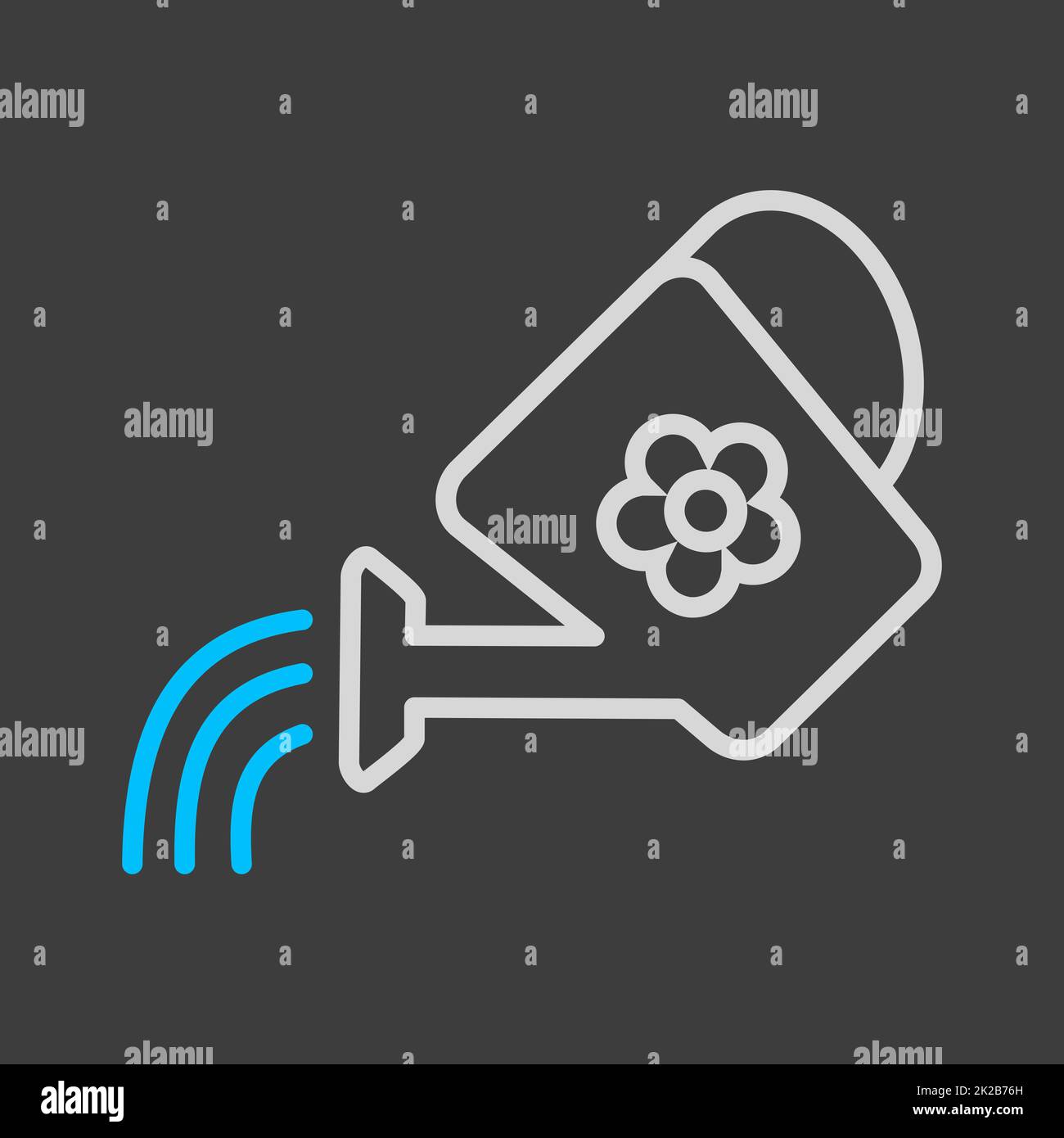 Watering can vector icon. Irrigation symbol Stock Photo - Alamy