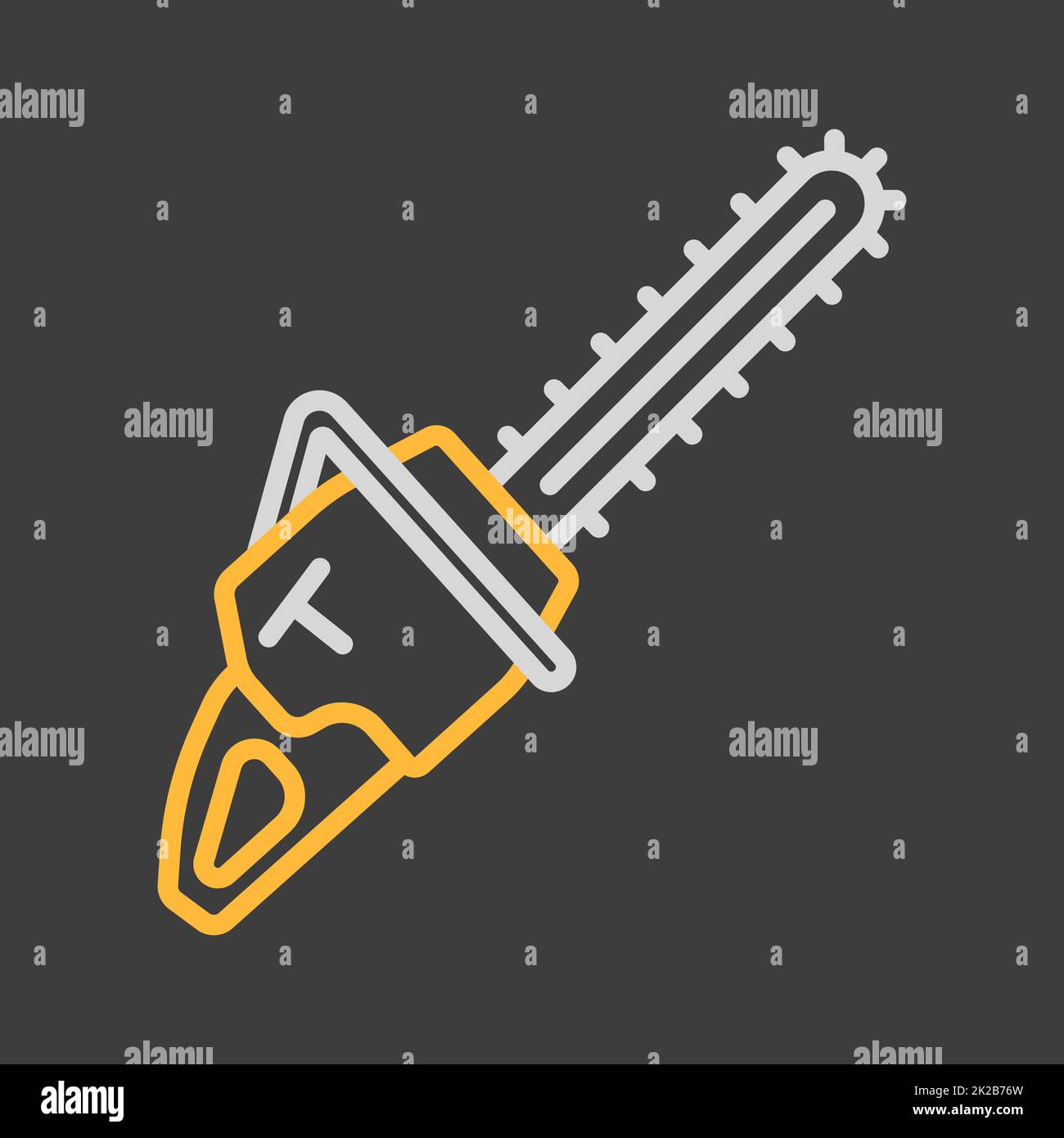 Chainsaw design hi-res stock photography and images - Alamy