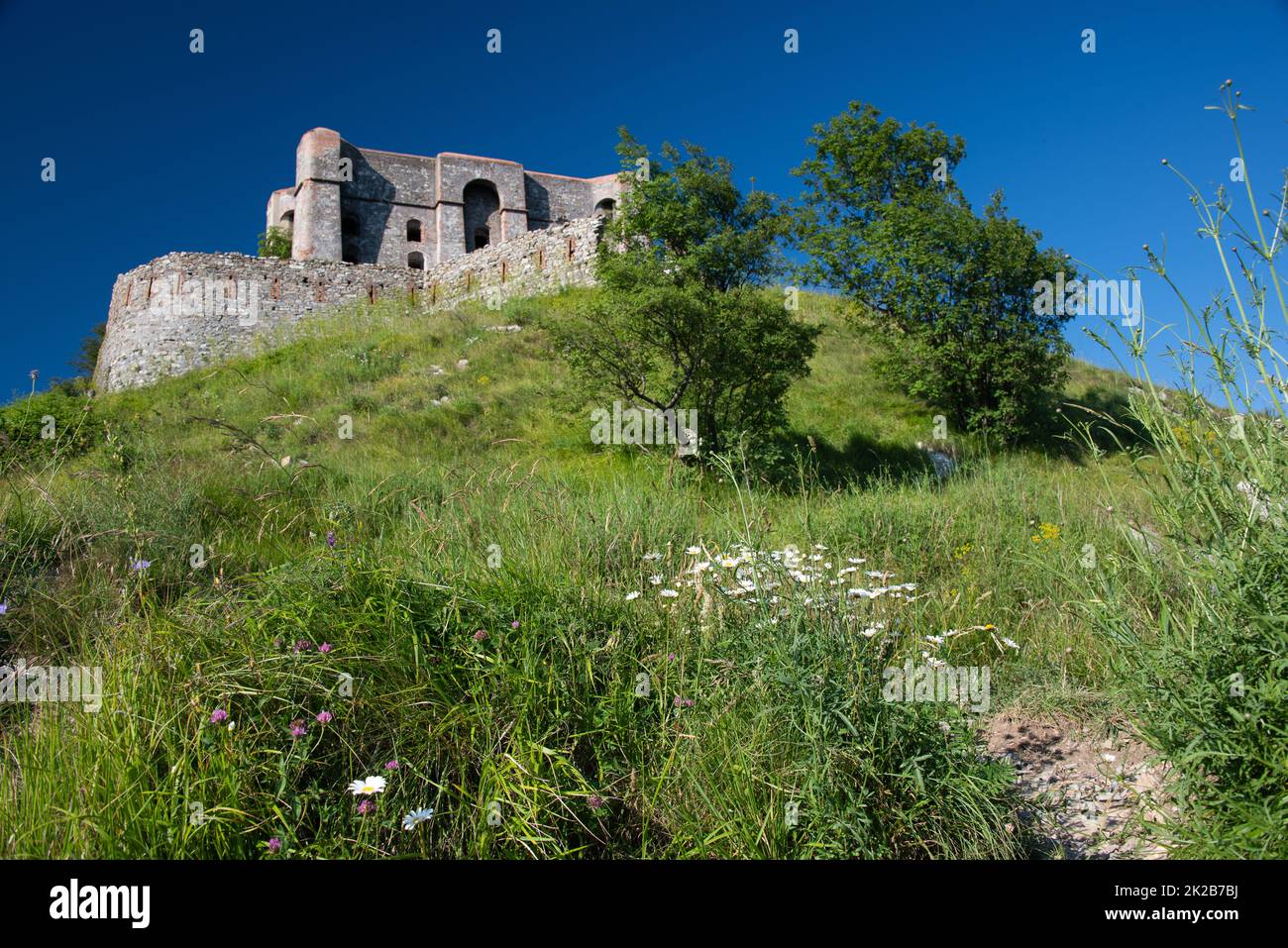 Forte Diamante in Genoa Stock Photo - Alamy