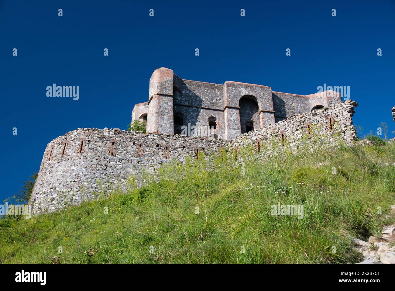 Forte Diamante in Genoa Stock Photo - Alamy