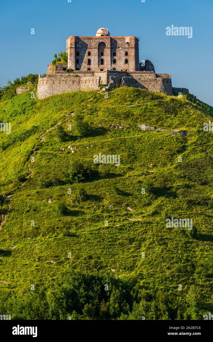 Forte Diamante in Genoa Stock Photo - Alamy