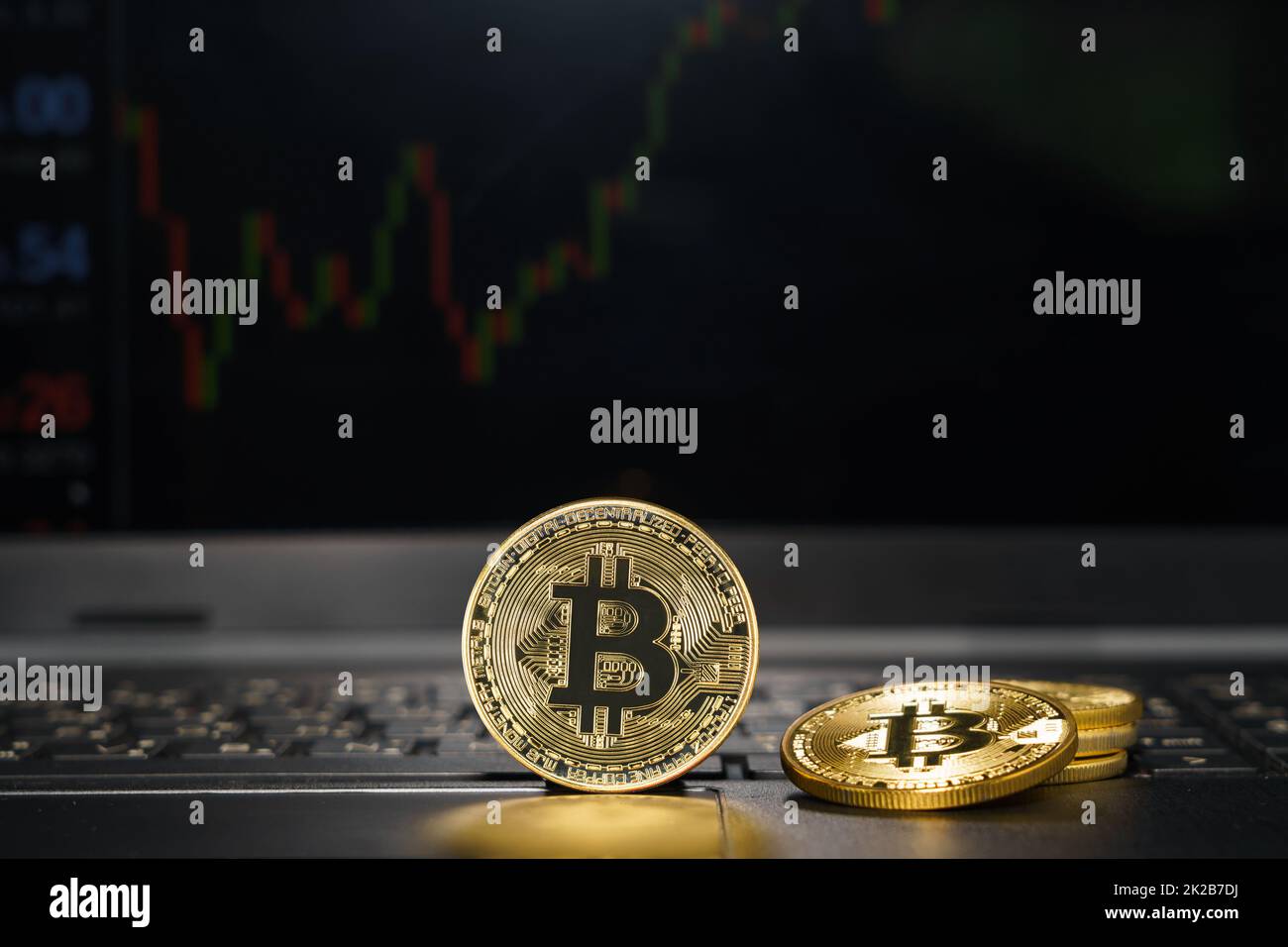 Cryptocurrency price chart hi-res stock photography and images - Alamy