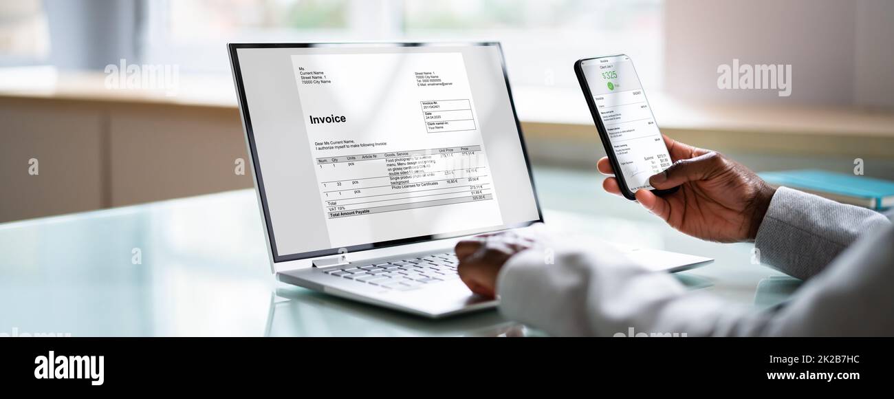 Digital payment receipt hi-res stock photography and images - Alamy