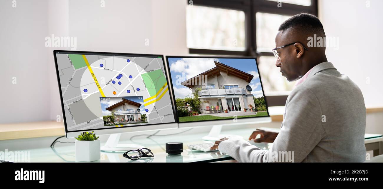 Online real estate portal hi-res stock photography and images - Alamy