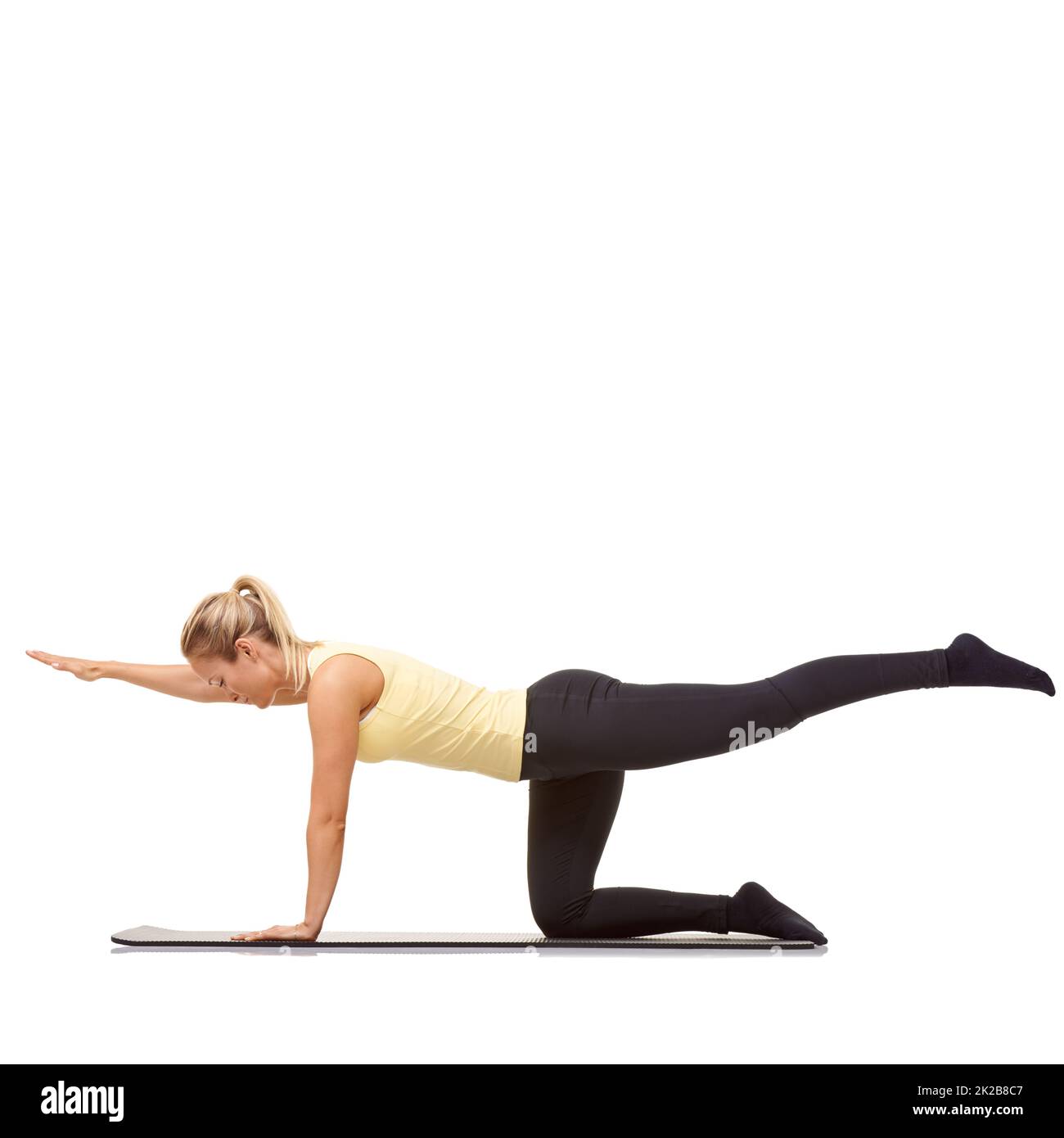 Black women working out exercise Cut Out Stock Images & Pictures - Alamy