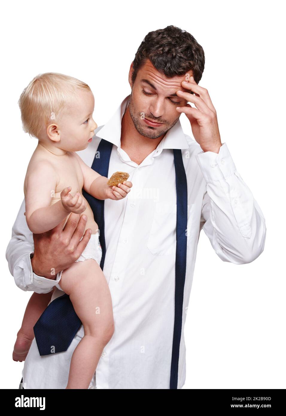 Tired son hi-res stock photography and images - Alamy