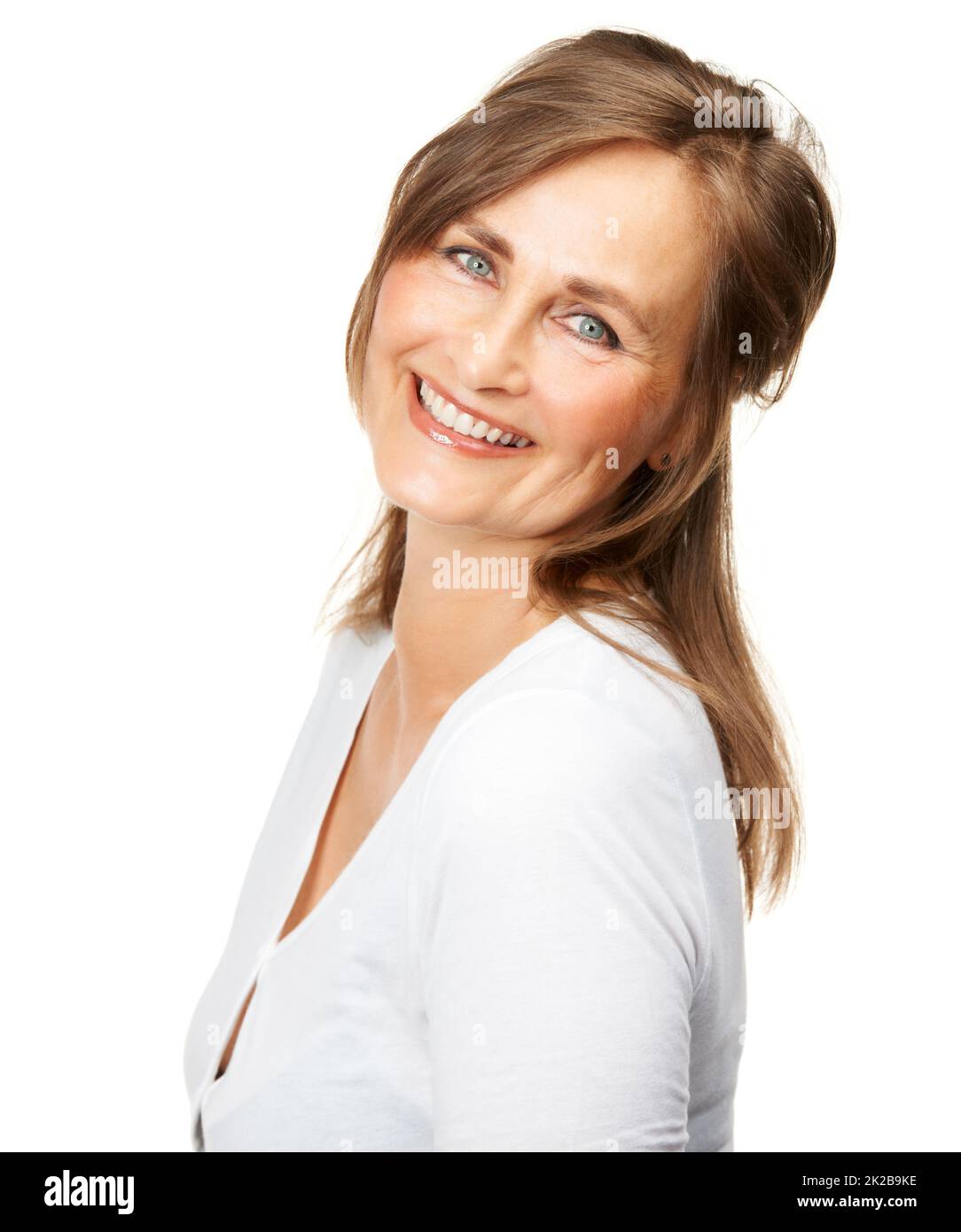 Middle Aged Woman Smiling