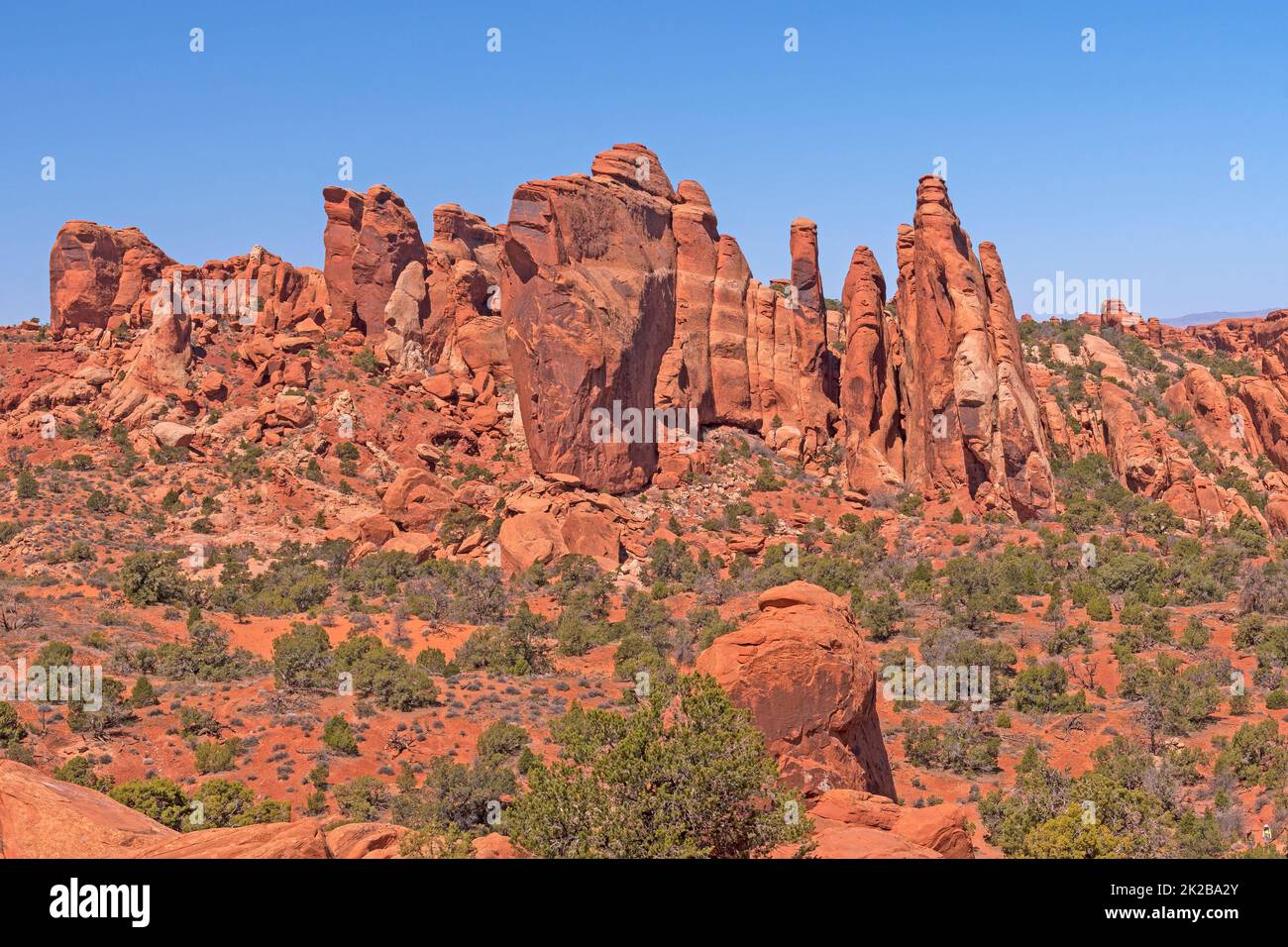 Rocky Slabs in a Sandstone Desert Stock Photo - Alamy