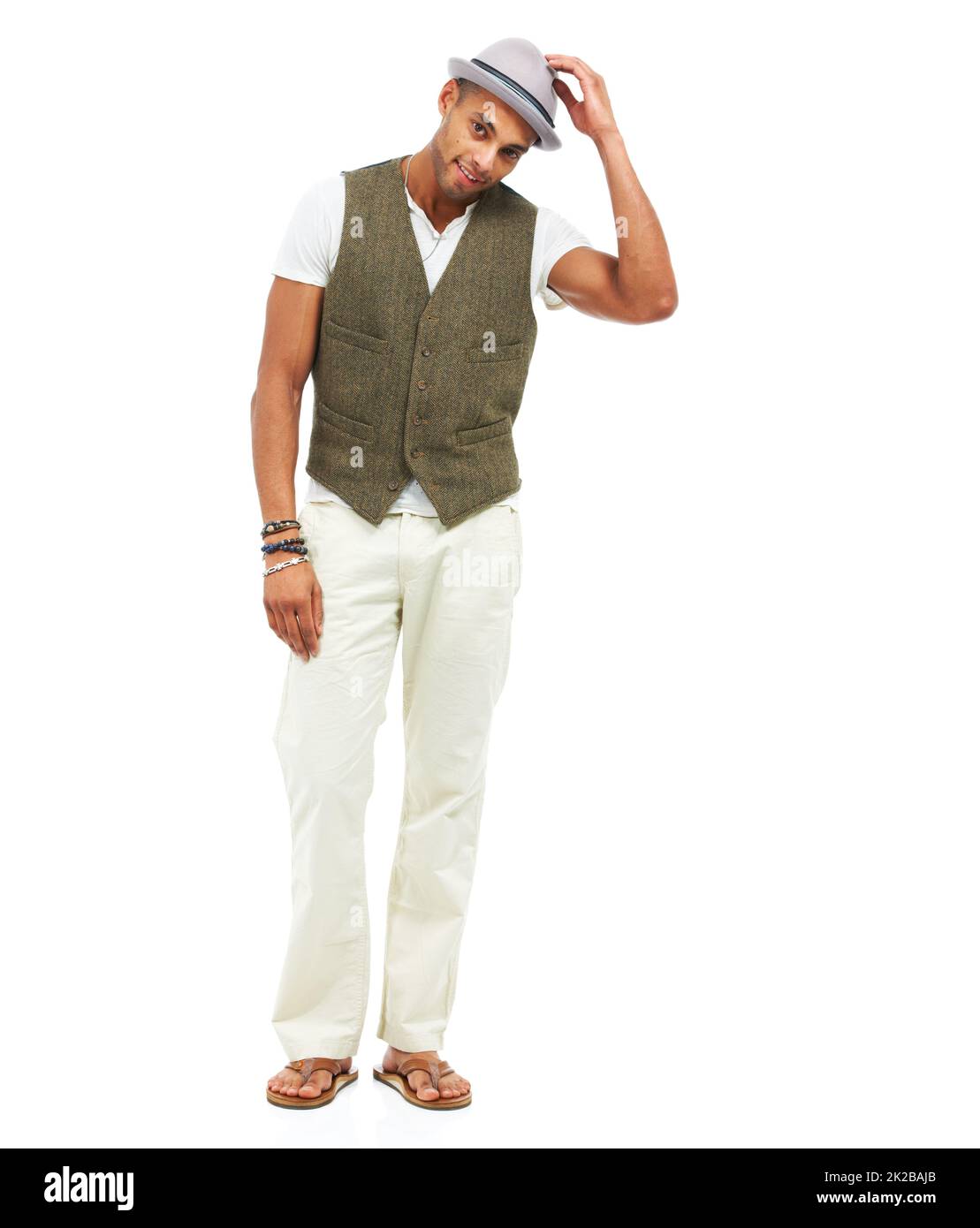 Hands on hip pose Cut Out Stock Images & Pictures - Alamy