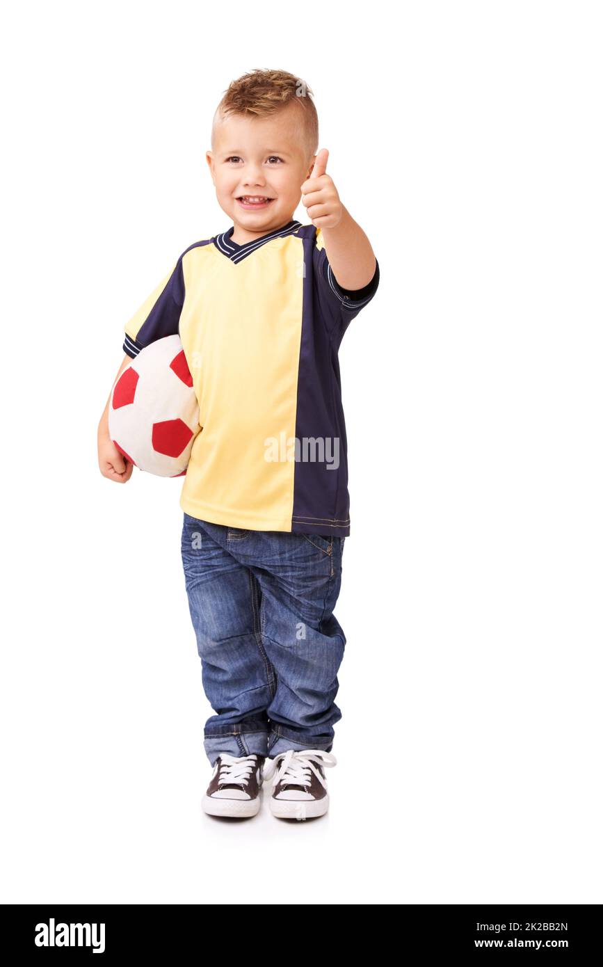 Soccer training child carrying ball hi-res stock photography and images ...