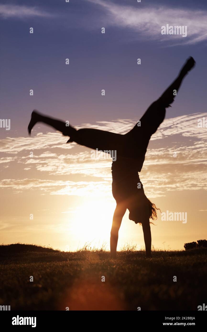 Celebrating somersault hi-res stock photography and images - Alamy