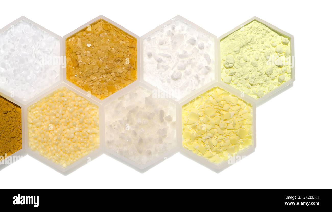 Chemical ingredient in hexagonal molecular shaped container ...