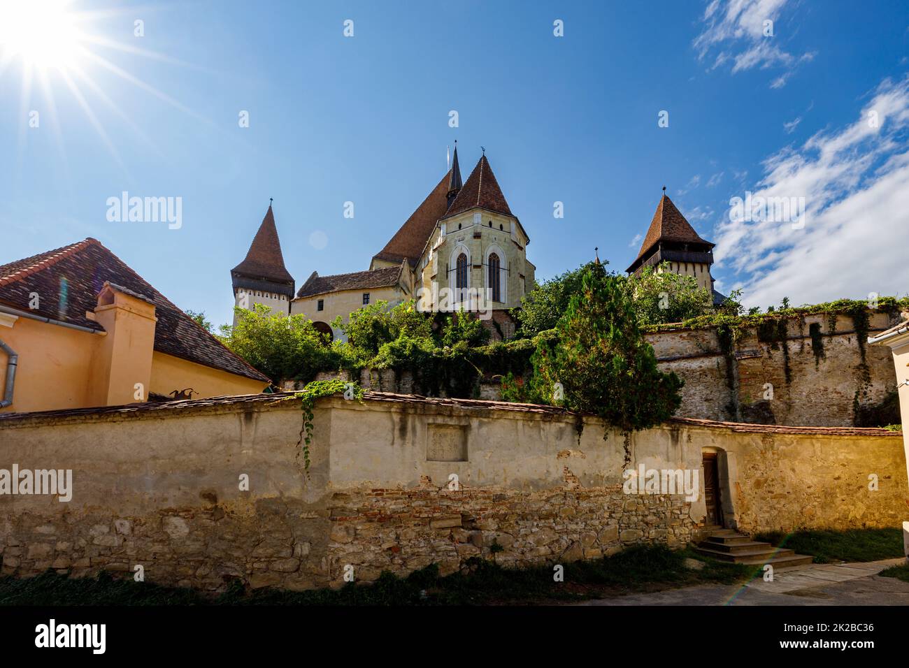 The historic castle church of Biertan in Romania Stock Photo - Alamy