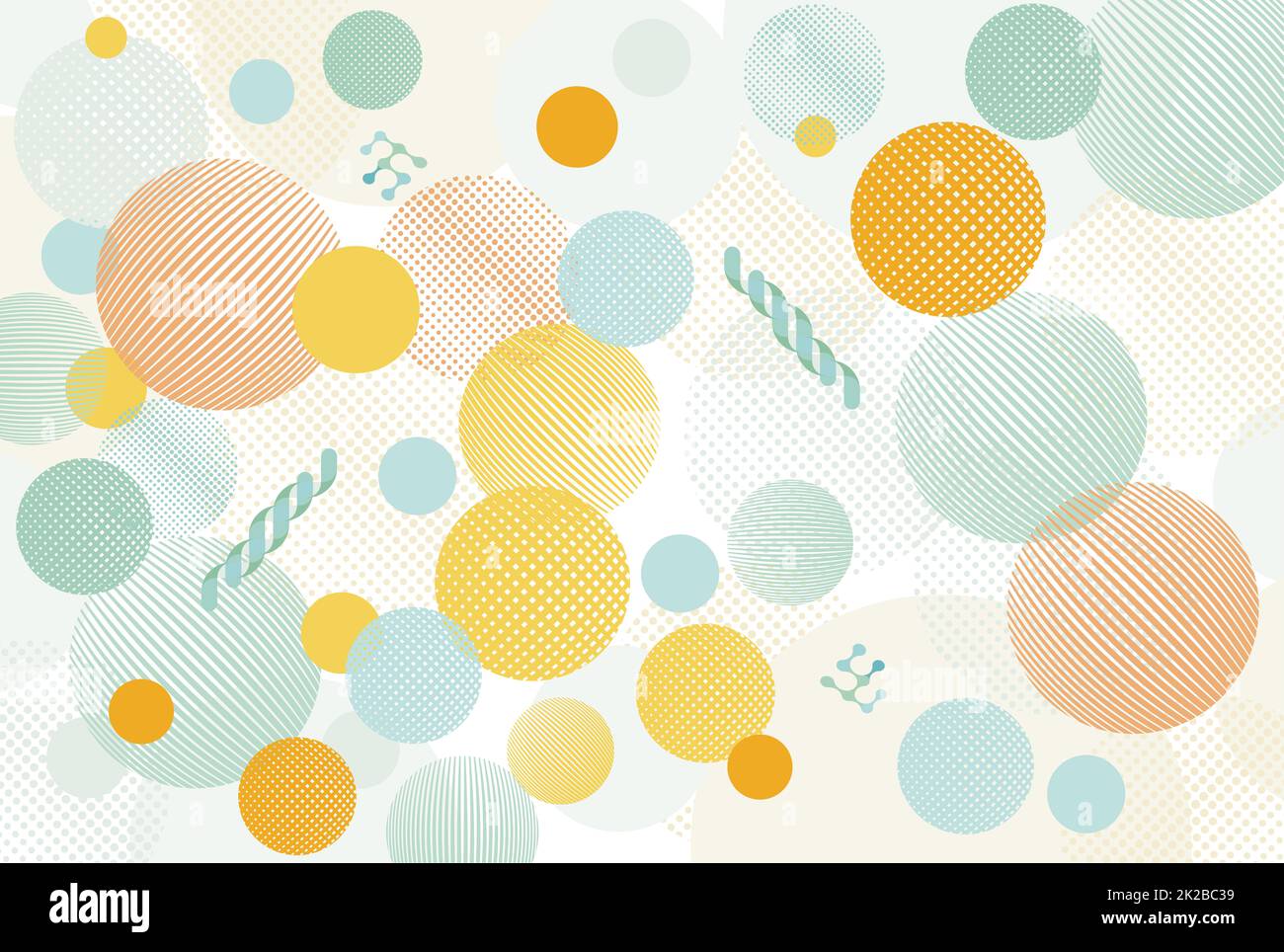 Geometric dots, pattern illustration Stock Photo - Alamy