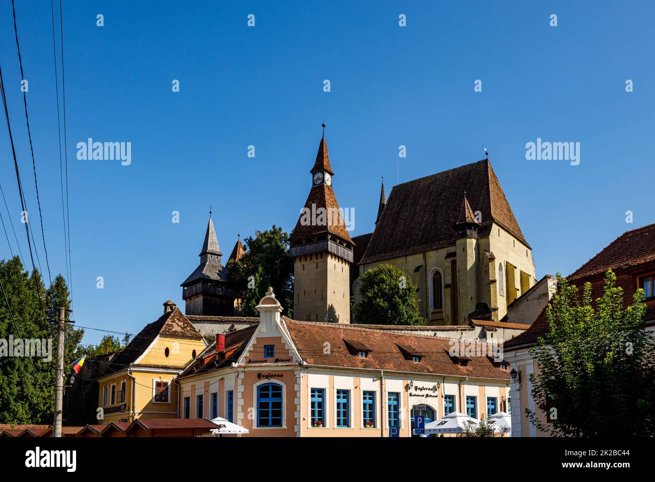The historic castle church of Biertan in Romania Stock Photo - Alamy