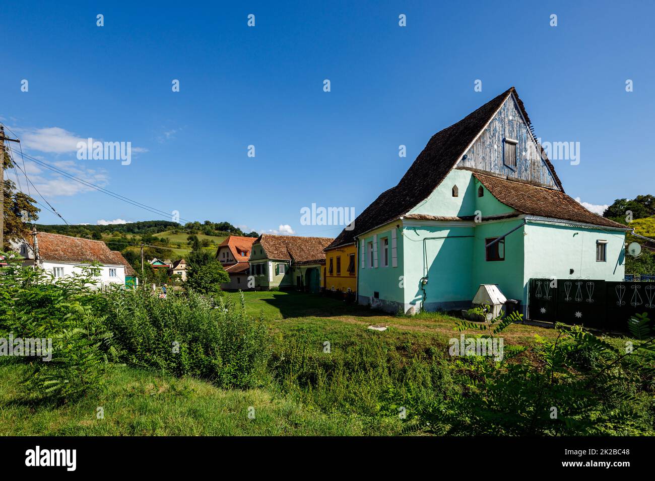 The old saxon village of Biertan in Romania Stock Photo - Alamy