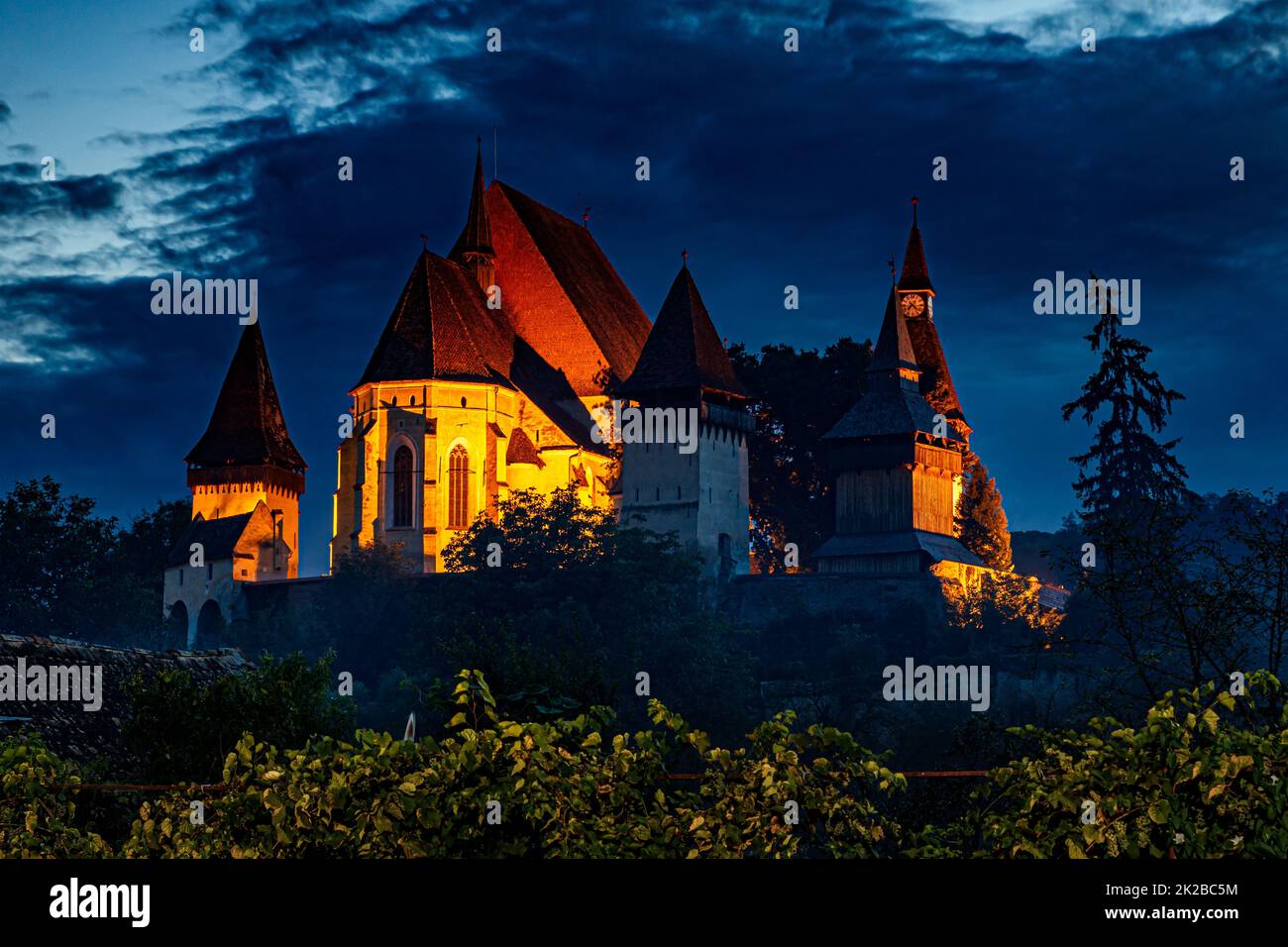 The historic castle church of Biertan in Romania Stock Photo - Alamy