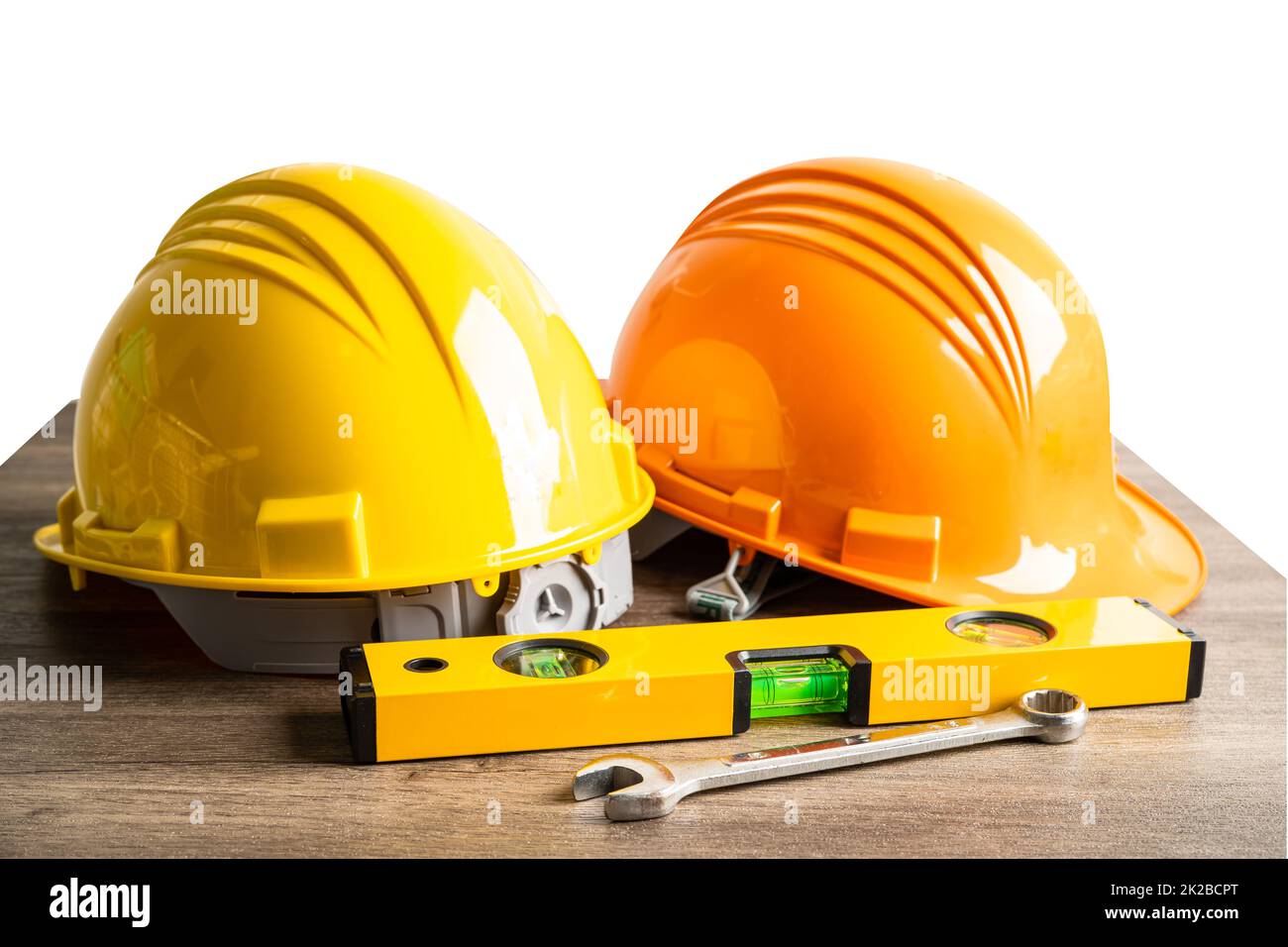 Safety first hard helmet hat and engineer tool with copy space ...