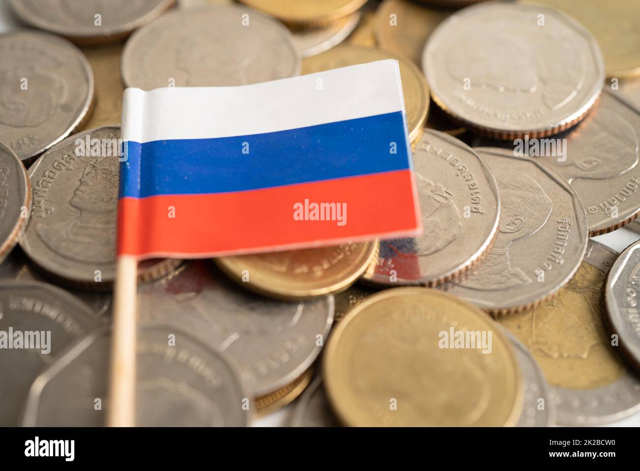 Euro banknote with russia flag hi-res stock photography and images - Alamy
