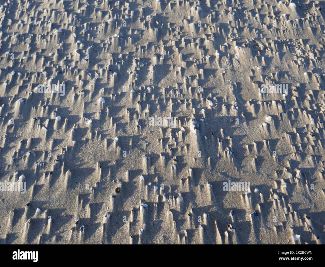 Wind marks on the beach Stock Photo - Alamy