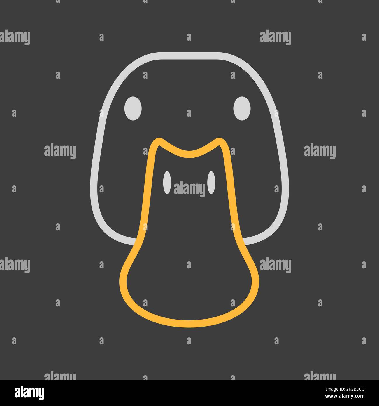 Animal icon duck hi-res stock photography and images - Alamy