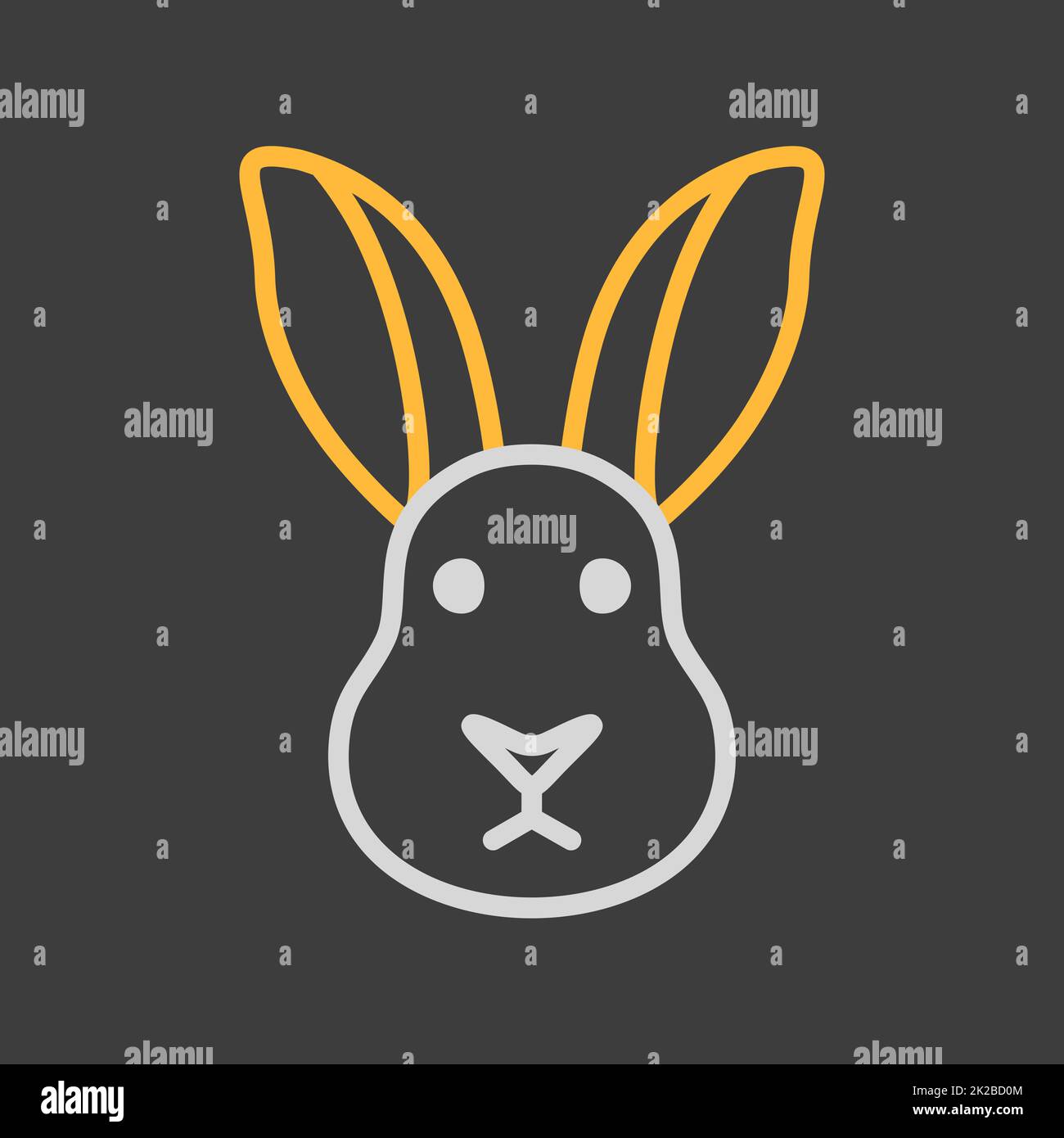 Rabbit animal illustration hi-res stock photography and images - Alamy