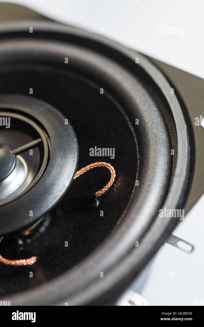 New car audio speaker Stock Photo - Alamy