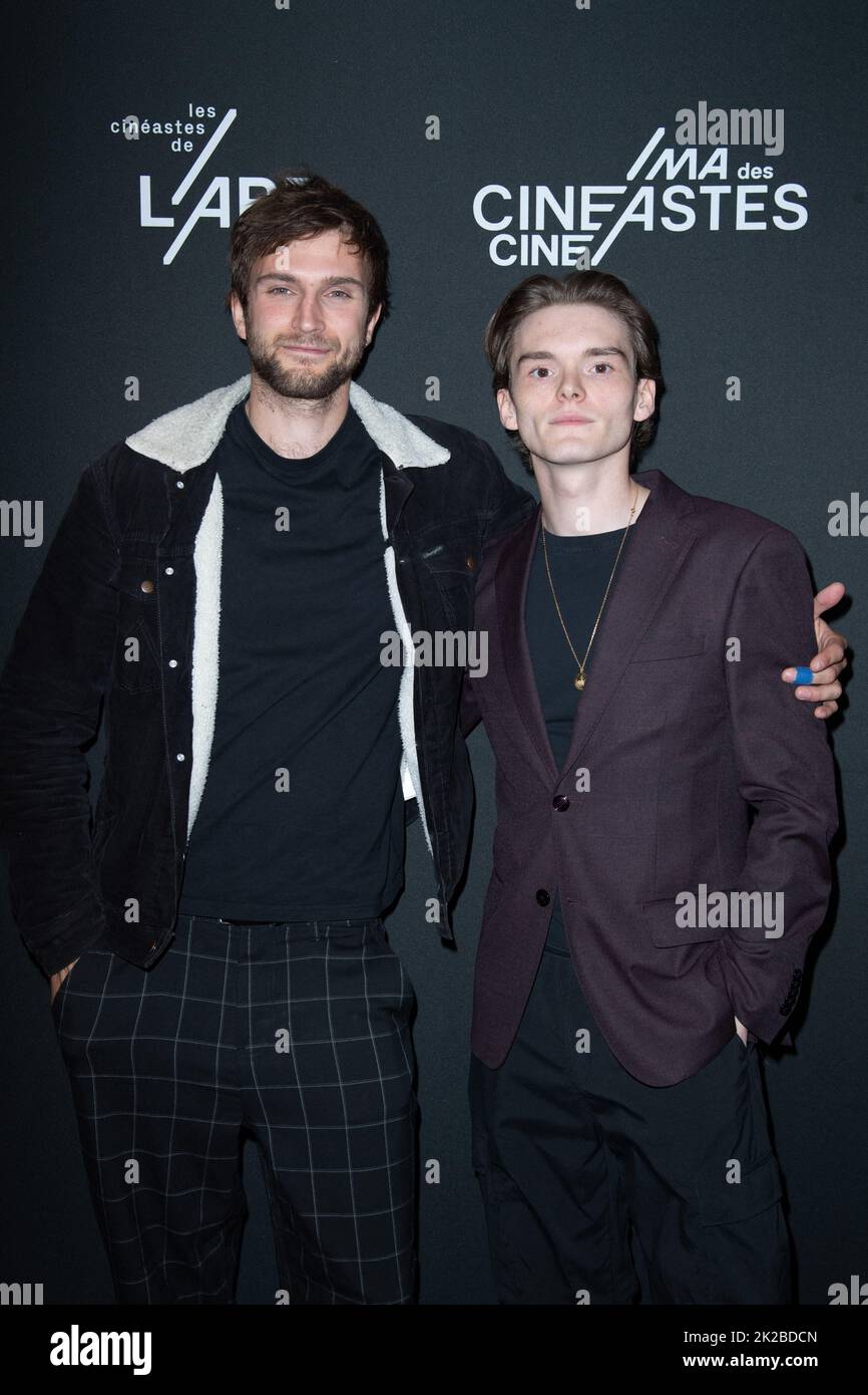 Paris, France on September 22, 2022. Exclusive. Leo Legrand and Robin ...