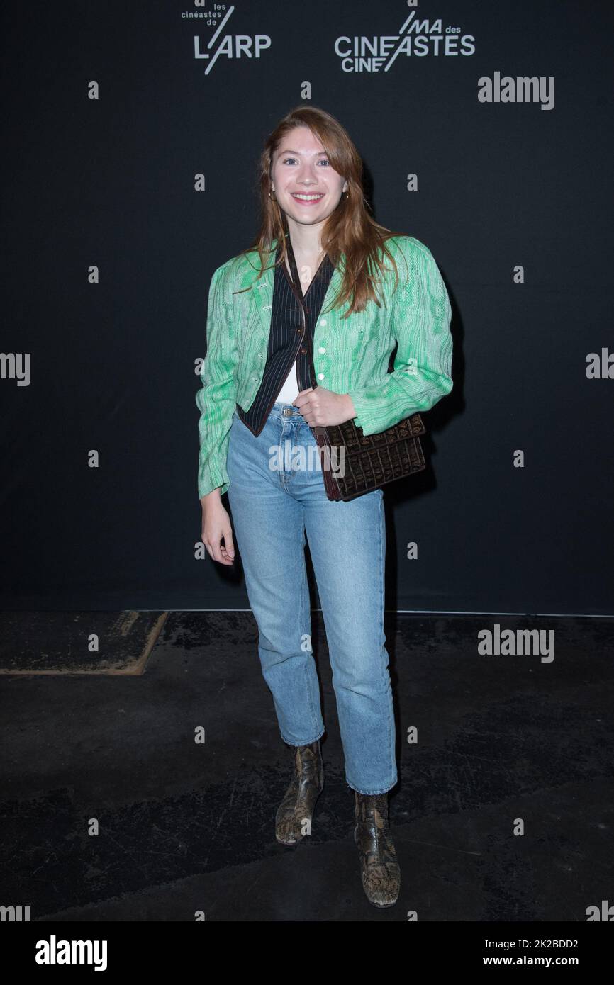Paris, France on September 22, 2022. Exclusive. Audrey Hall attending ...