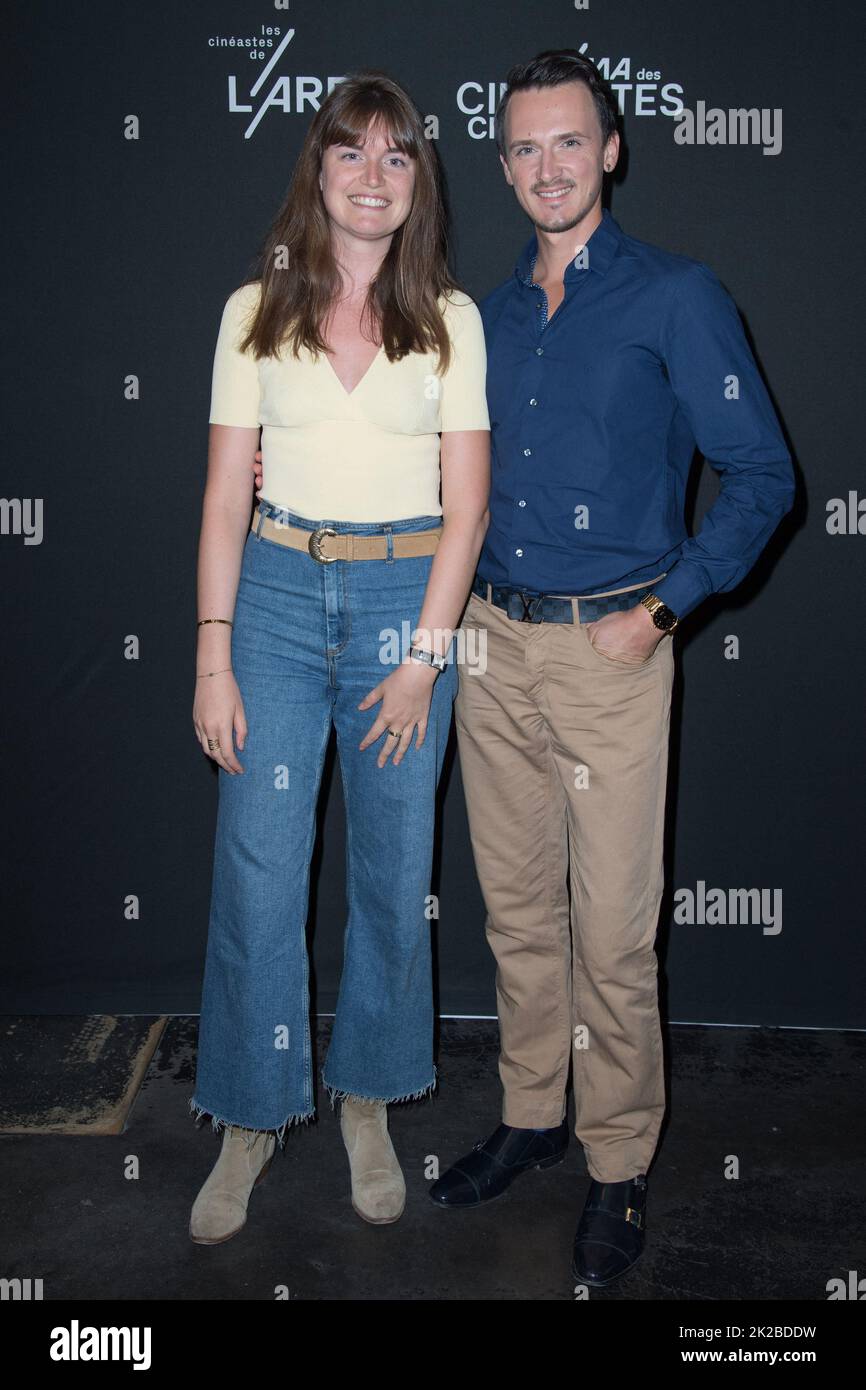 Paris, France on September 22, 2022. Exclusive. Fannie Collette and Leo ...