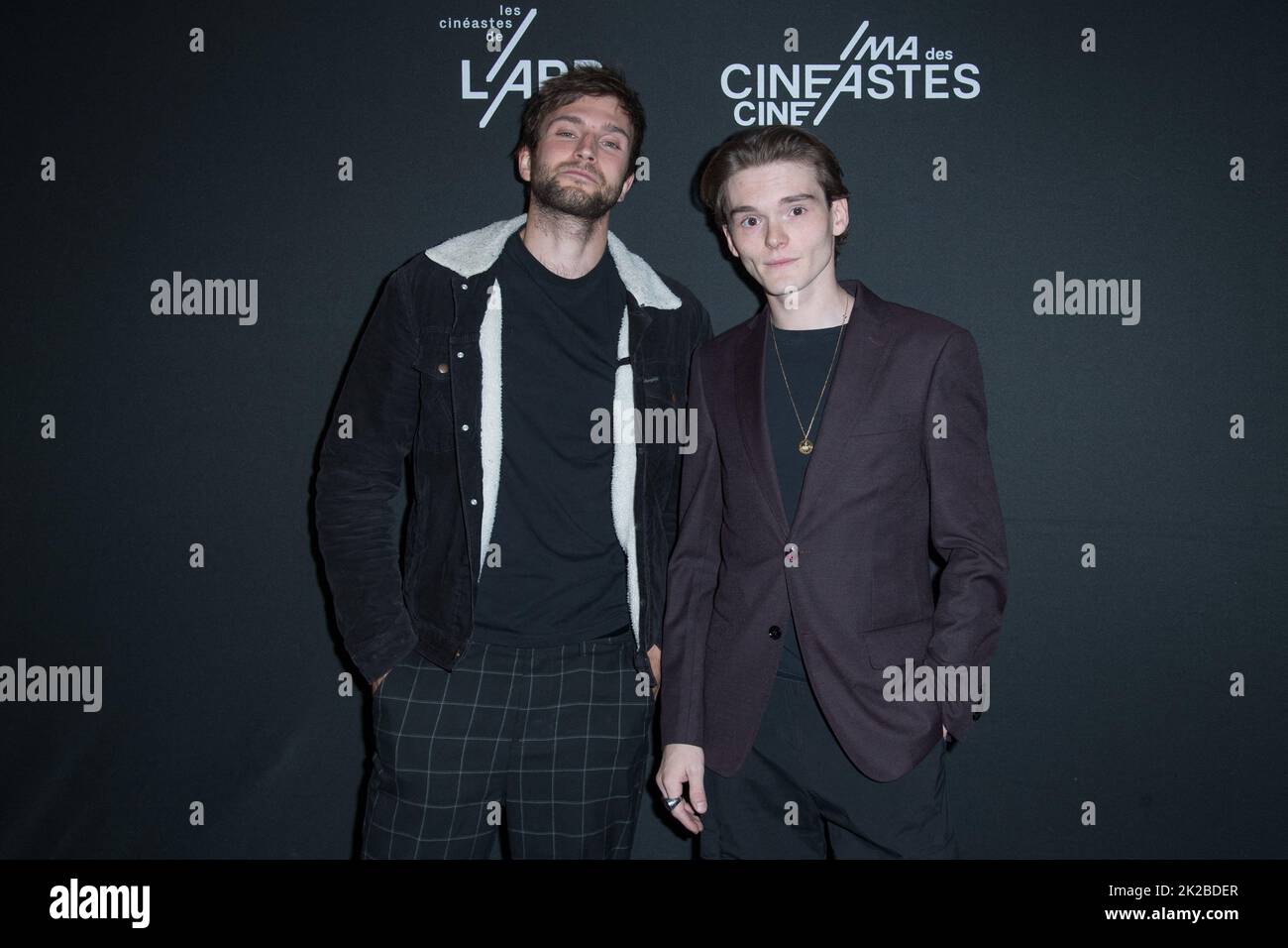 Paris, France on September 22, 2022. Exclusive. Leo Legrand and Robin ...