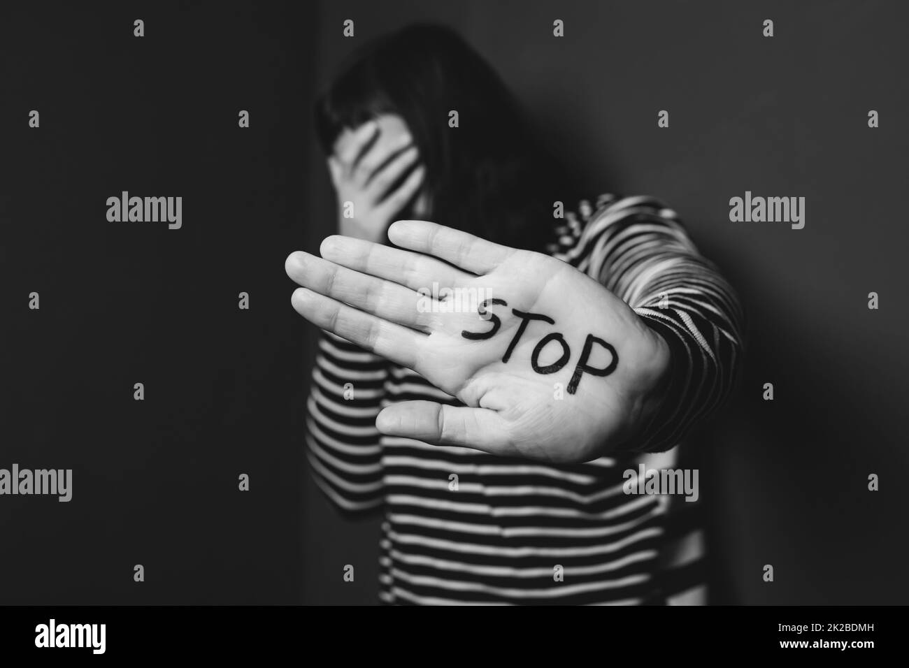 Stop violence against women Stock Photo - Alamy