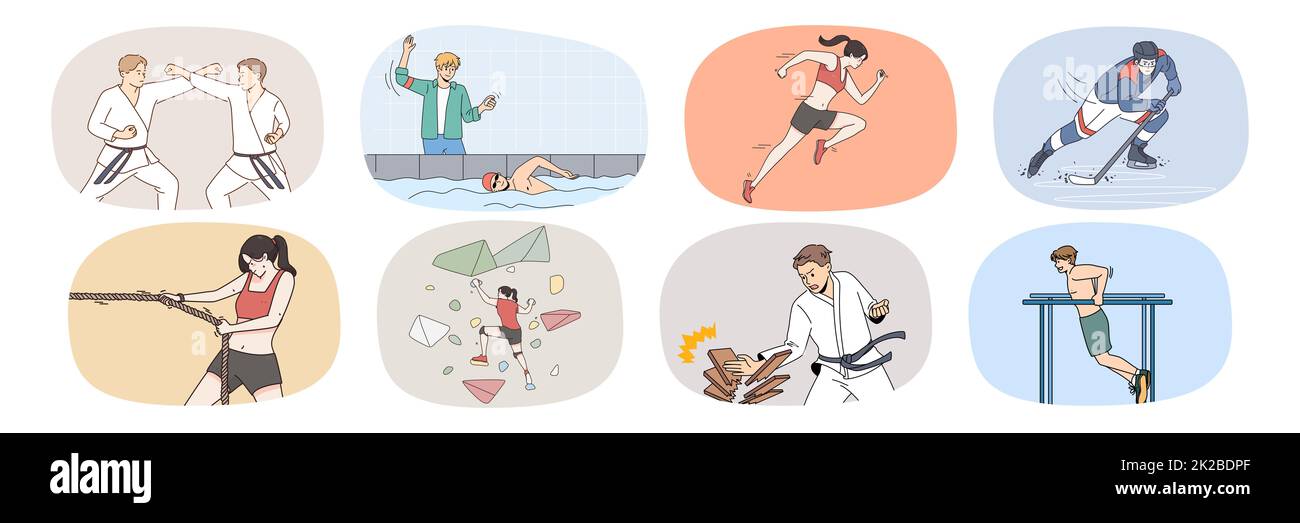 Workout strength workout woman training Cut Out Stock Images & Pictures ...